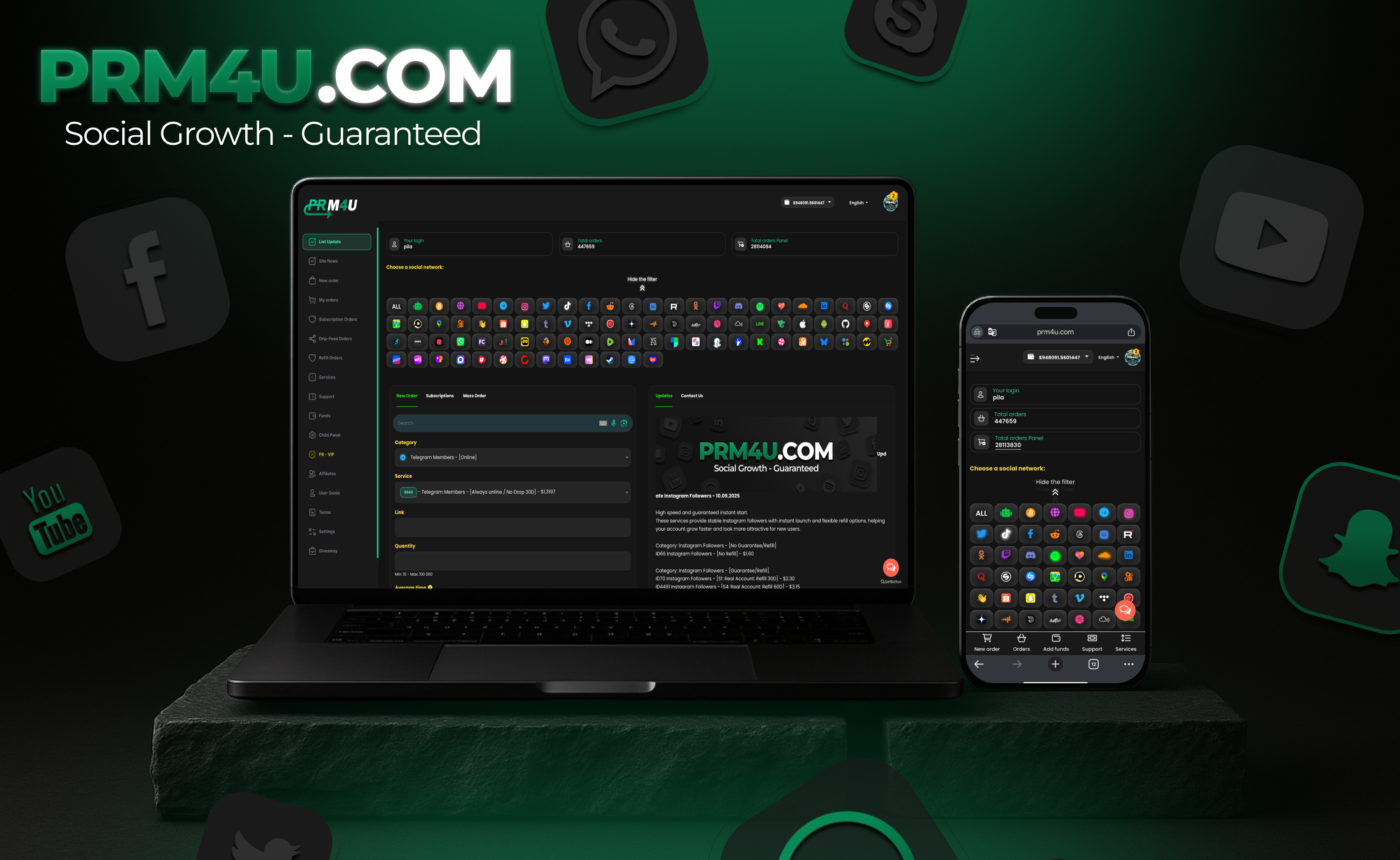 PRM4U SMM Panel Reviews 2025: Details, Pricing, & Features | G2