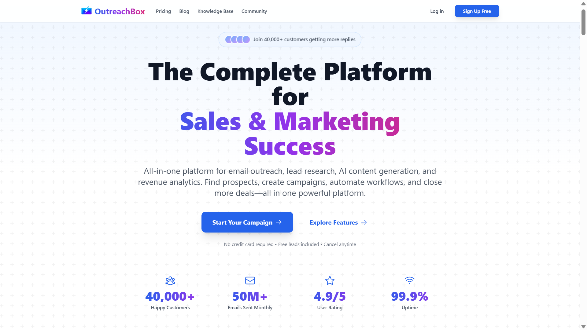 Outreach Box Reviews 2026: Details, Pricing, & Features | G2