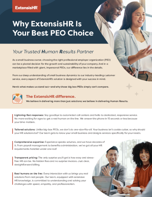 ExtensisHR Reviews 2026: Details, Pricing, & Features | G2
