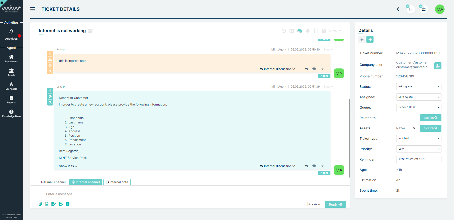 Mint Service Desk Reviews 2024: Details, Pricing, & Features | G2
