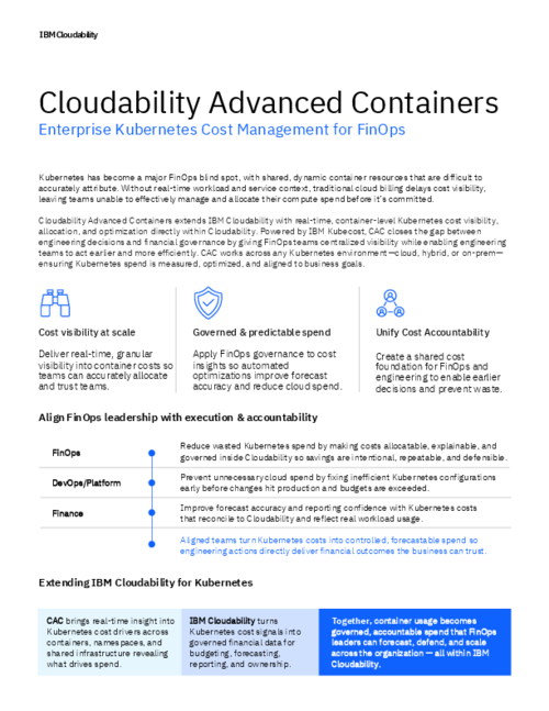 IBM Cloudability Reviews 2026: Details, Pricing, & Features | G2