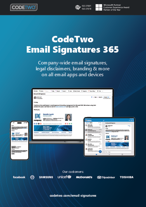 CodeTwo Email Signatures 365 Reviews 2026: Details, Pricing, & Features ...