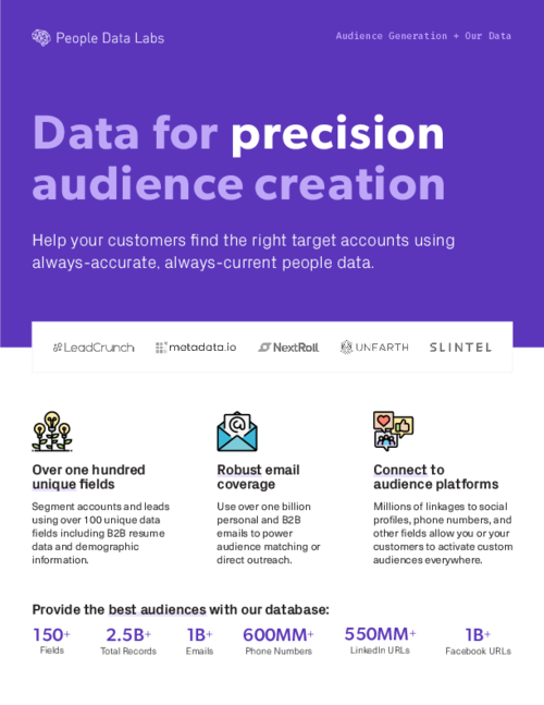 People Data Labs Reviews 2021: Details, Pricing, & Features | G2