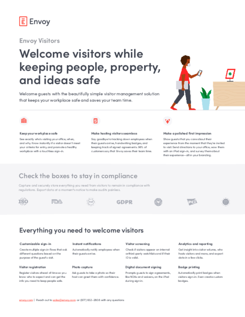 Envoy Visitors Reviews 2025: Details, Pricing, & Features | G2