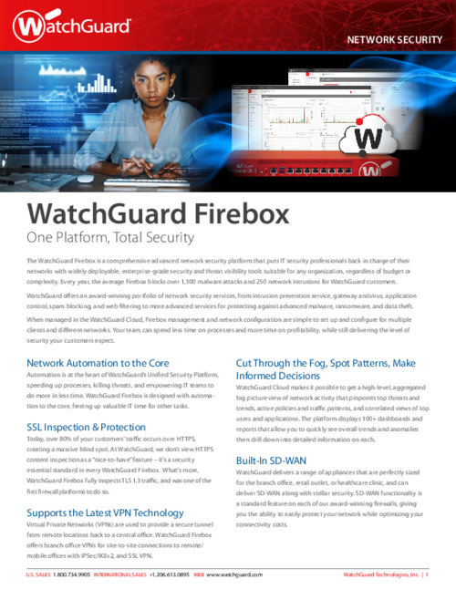 WatchGuard Network Security Reviews 2023: Details, Pricing, & Features | G2