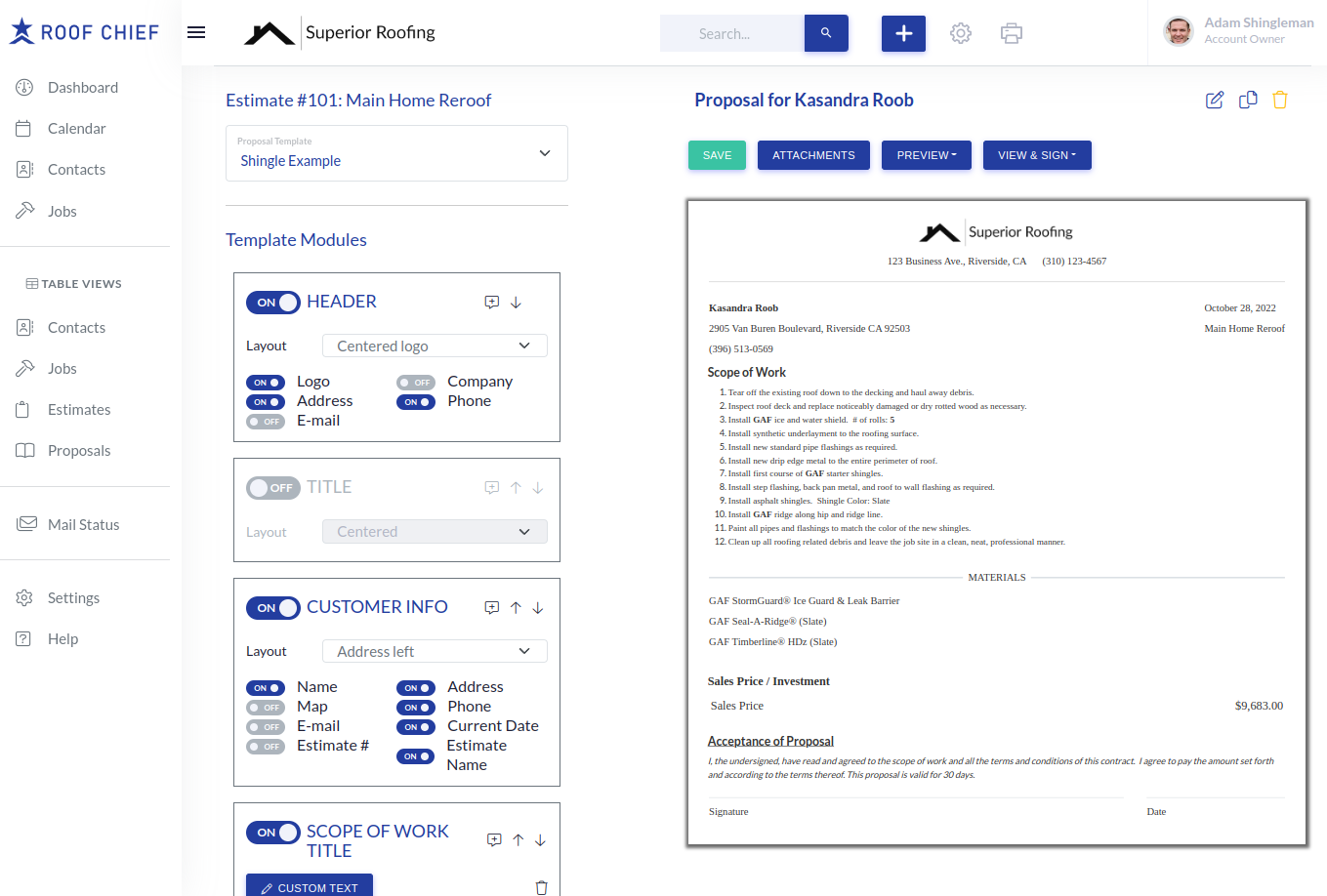 Roof Chief Reviews 2025: Details, Pricing, & Features | G2