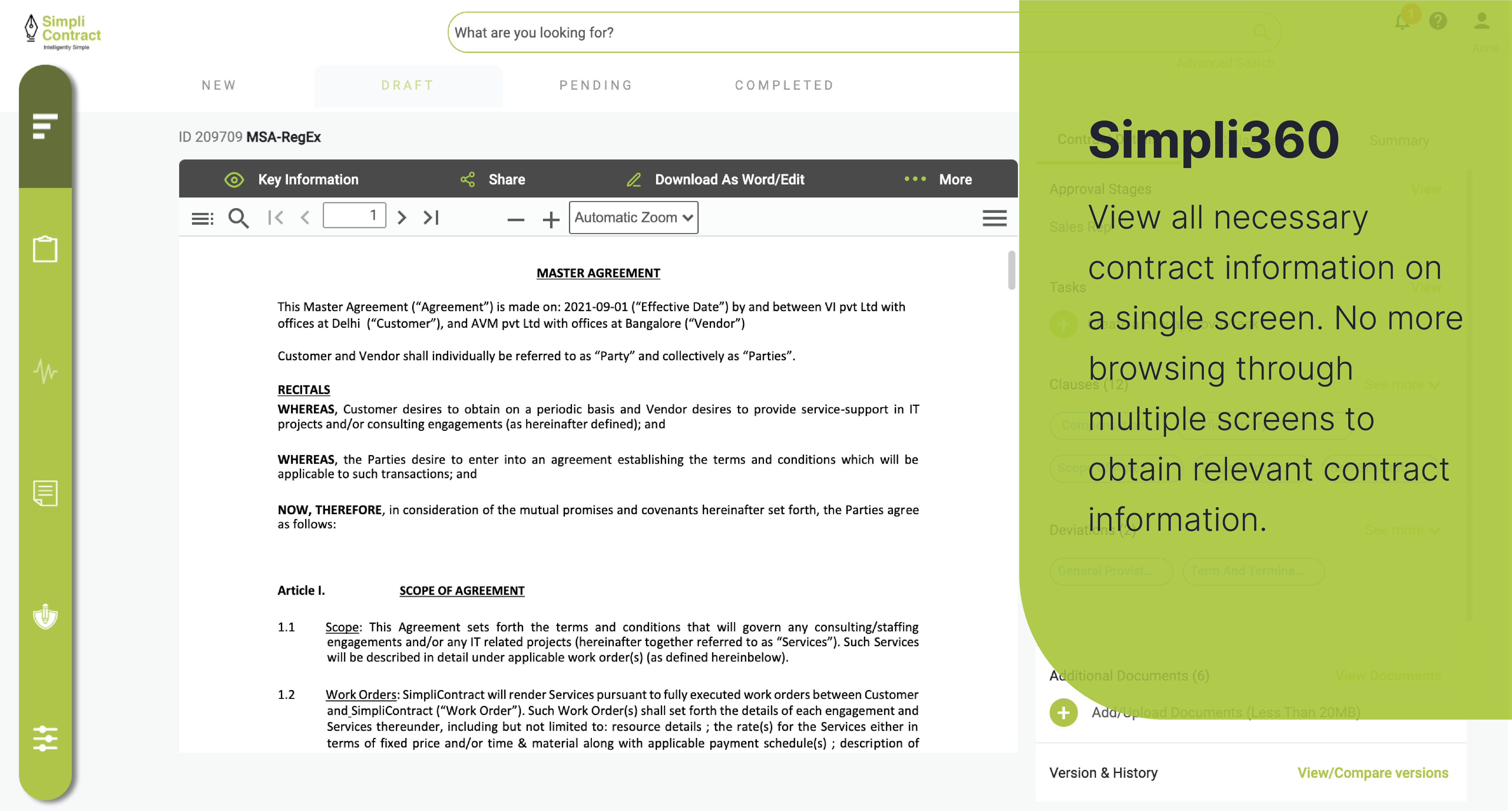 SimpliContract Reviews 2022: Details, Pricing, & Features | G2