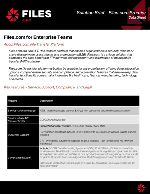 Files.com Reviews 2025: Details, Pricing, & Features | G2