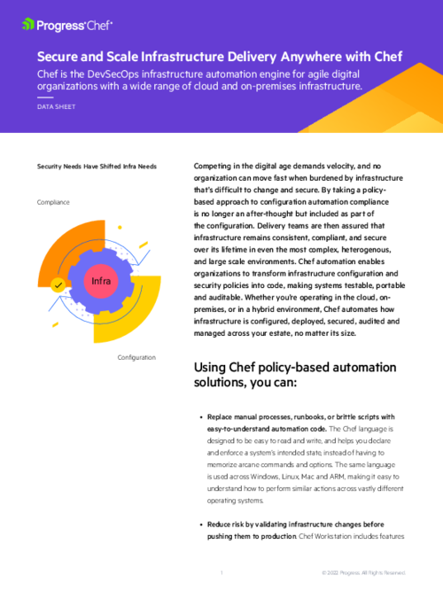 Progress Chef Reviews 2025: Details, Pricing, & Features | G2