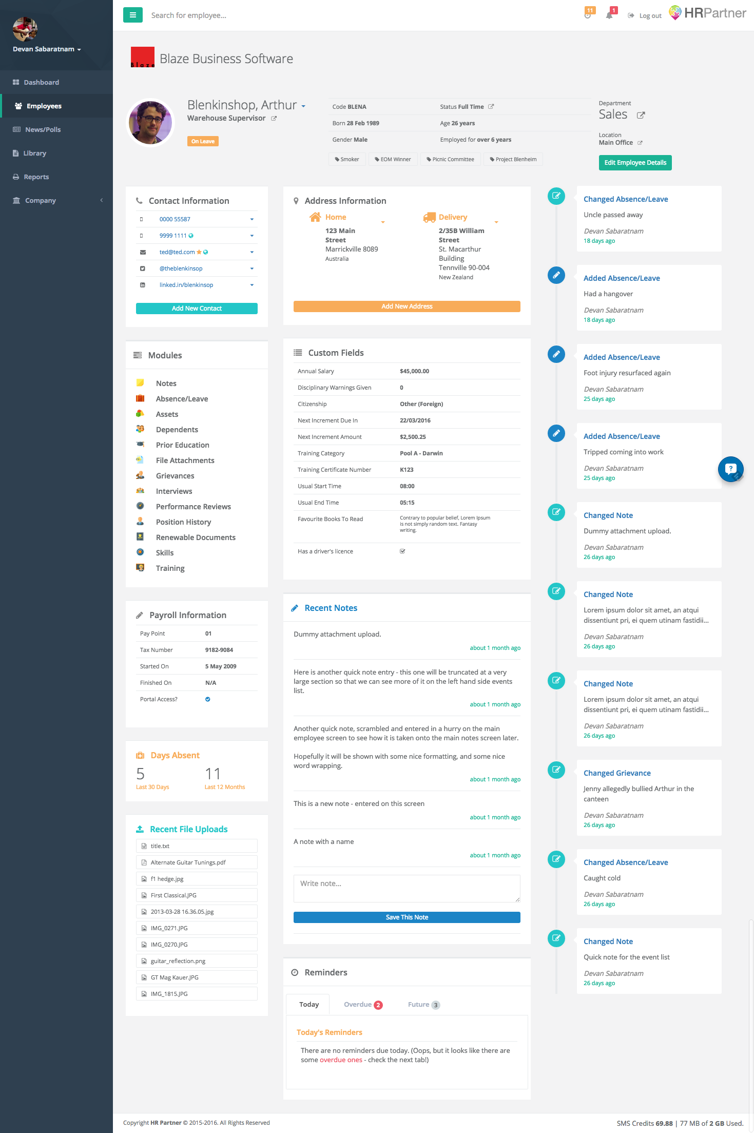 HR Partner Reviews 2019: Details, Pricing, & Features | G2