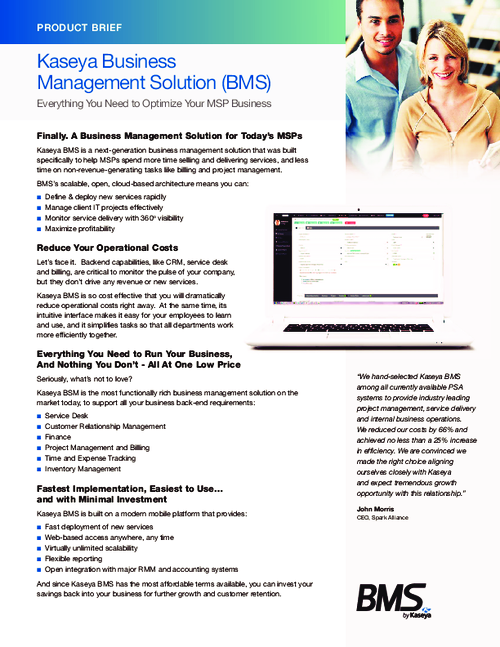 Kaseya BMS Reviews 2021: Details, Pricing, & Features | G2