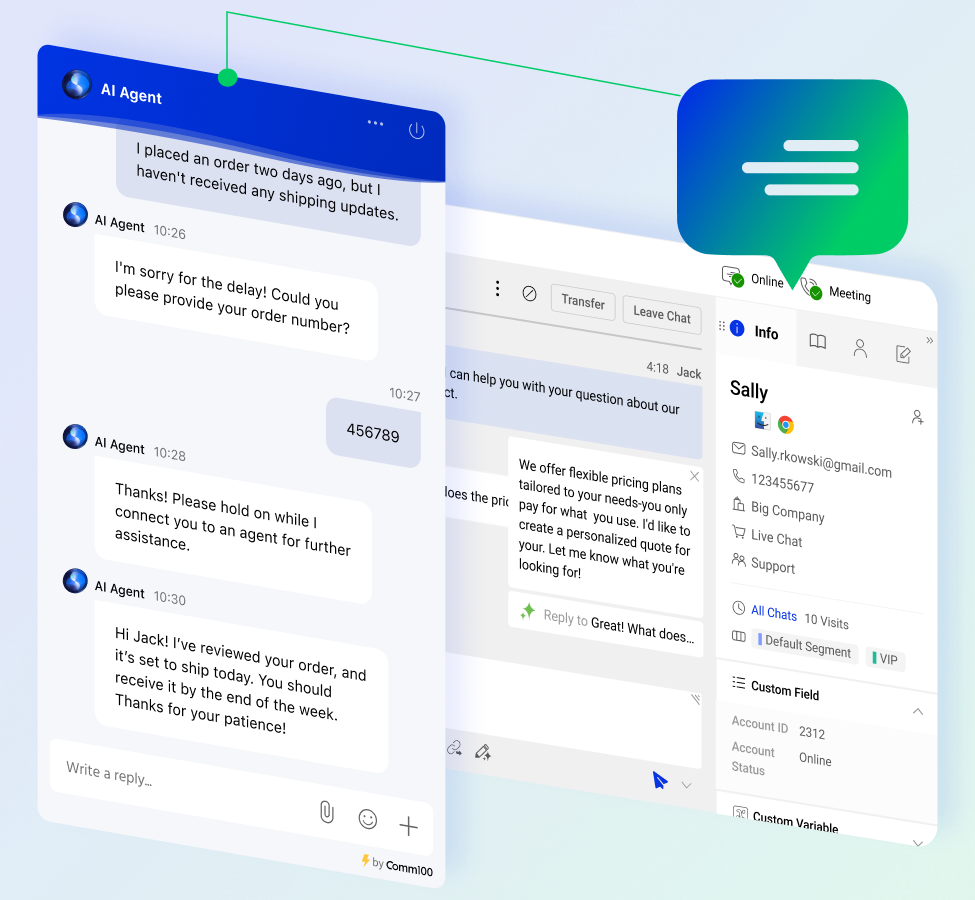 Comm100 Live Chat Reviews 2025: Details, Pricing, & Features | G2