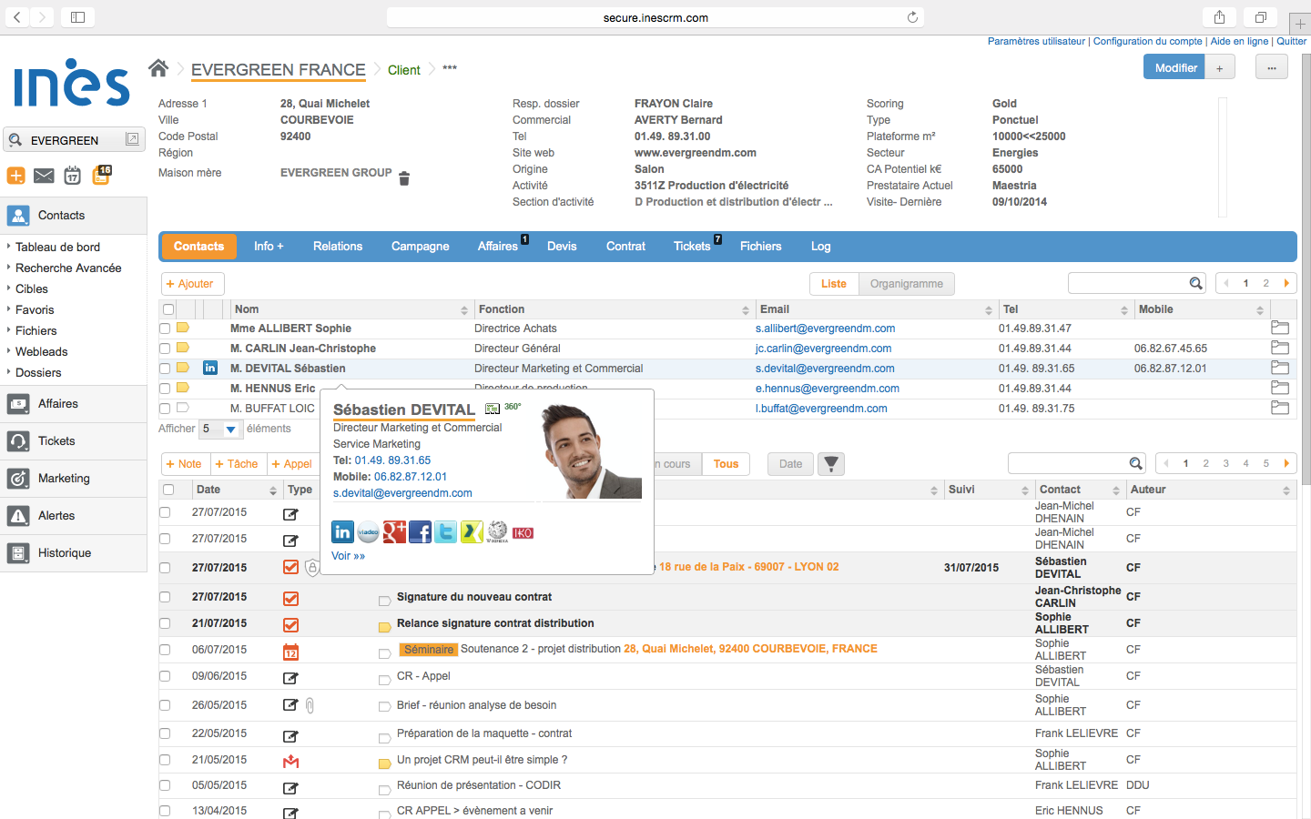 Ines CRM, an Efficy company Reviews 2025: Details, Pricing, & Features | G2