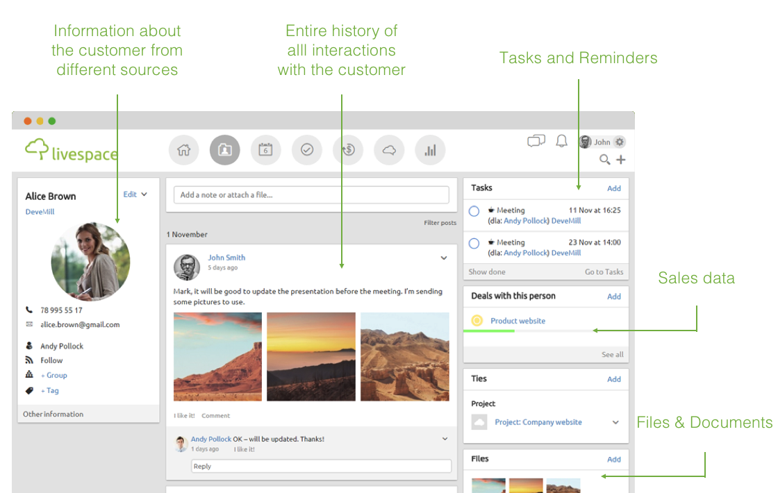 Livespace CRM Reviews 2024: Details, Pricing, & Features | G2
