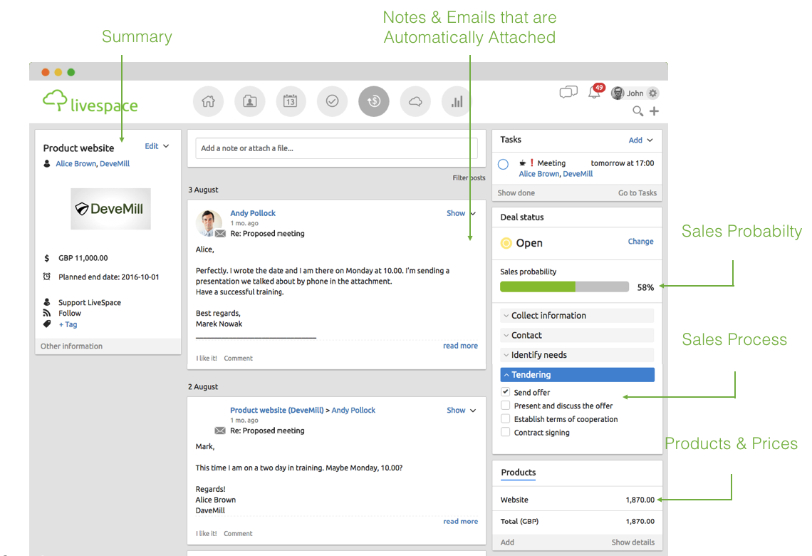 Livespace CRM Reviews 2024: Details, Pricing, & Features | G2