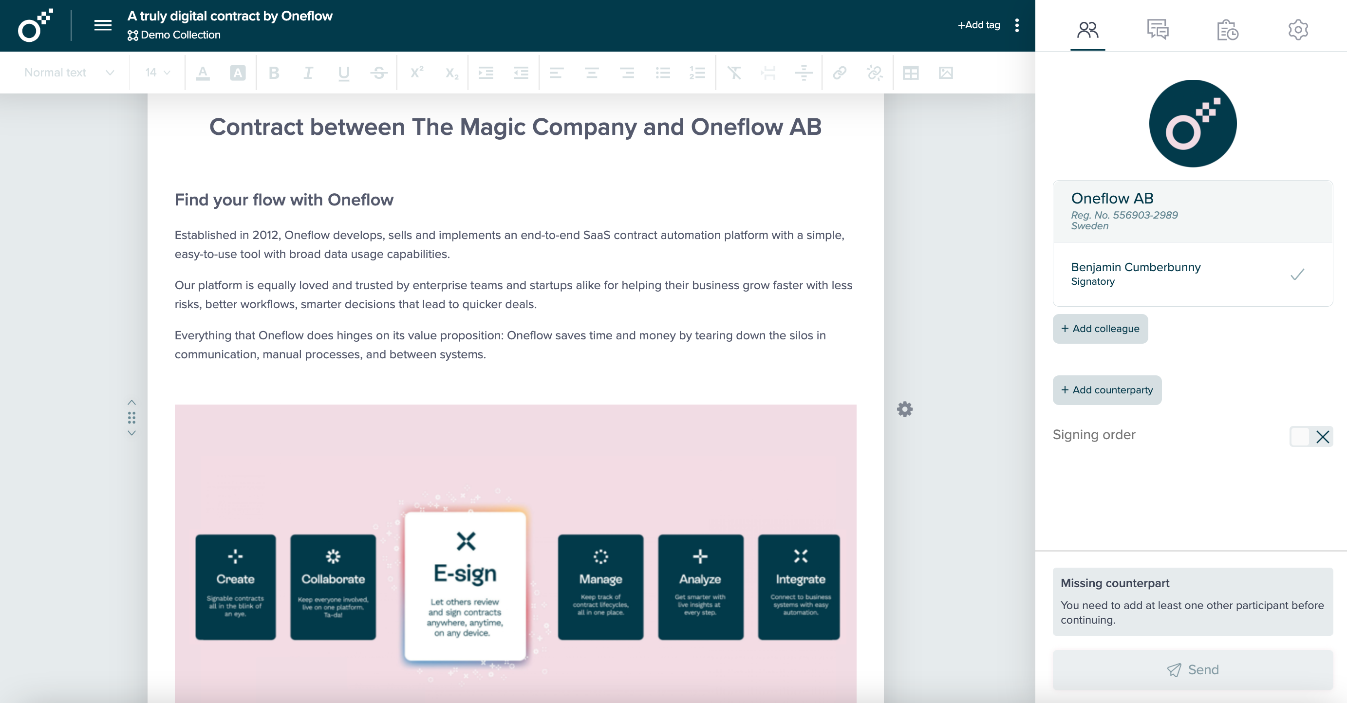 Oneflow Reviews 2024: Details, Pricing, & Features | G2