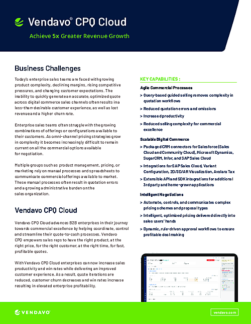 Vendavo Reviews 2025: Details, Pricing, & Features | G2