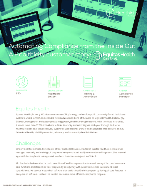 Healthicity Compliance Manager Reviews 2025: Details, Pricing ...