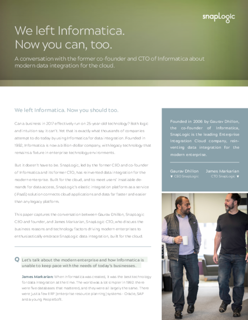 SnapLogic Intelligent Integration Platform (IIP) Reviews 2022: Details ...