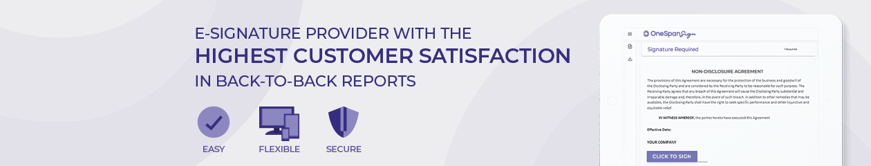 OneSpan Sign Features | G2
