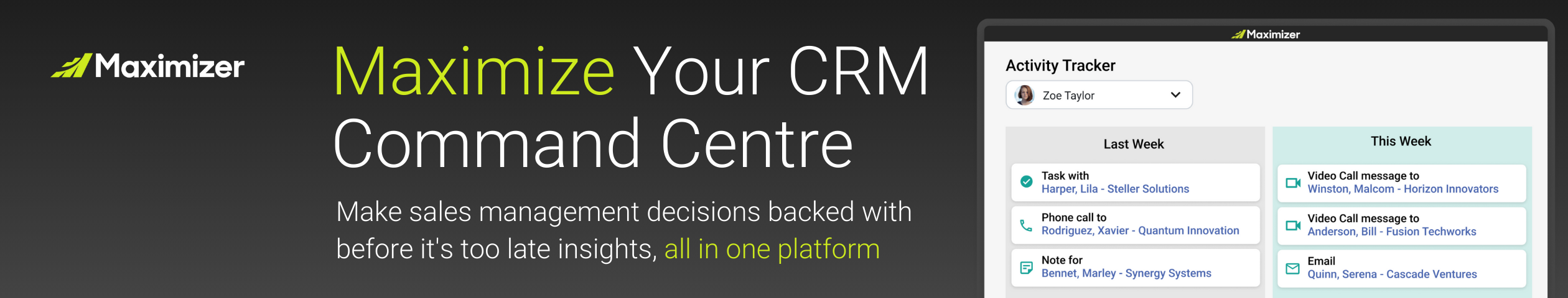 Maximizer Pricing 2024