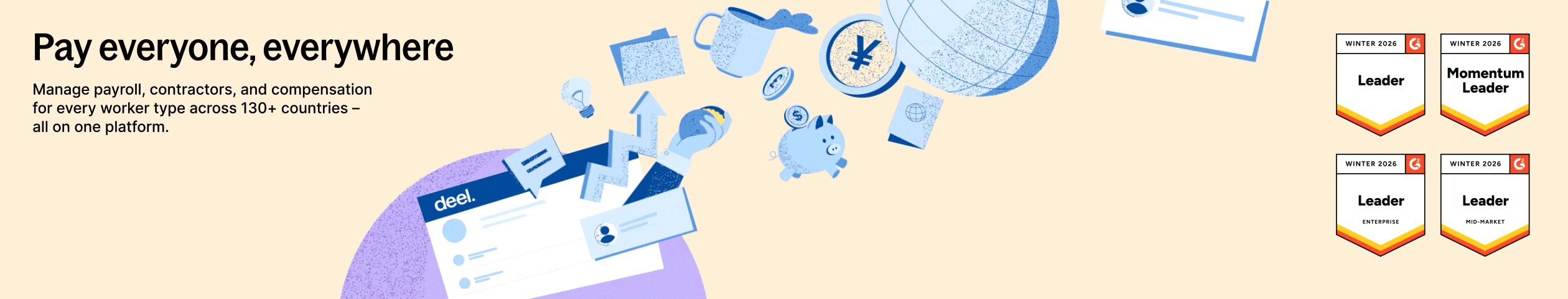 Deel Payroll Reviews 2026: Details, Pricing, & Features | G2