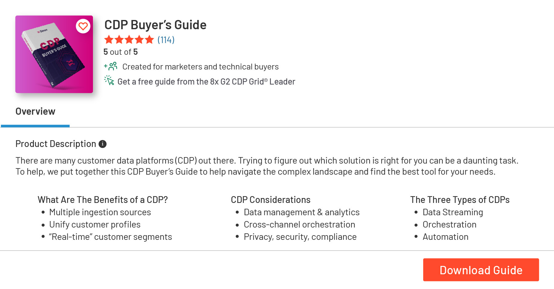 Best Customer Data Platforms (CDP) in 2023 | Compare 200+ | G2