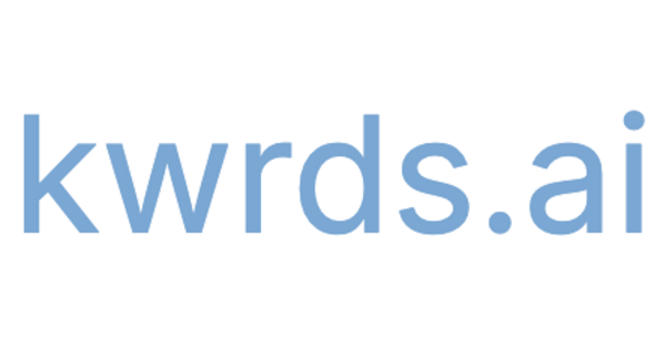 https://www.kwrds.ai Reviews 2025: Details, Pricing, & Features | G2